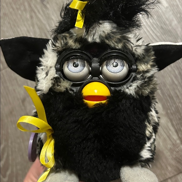 Furby | Wall Decor | Furby Original 9s Black And White Leopard It Works ...